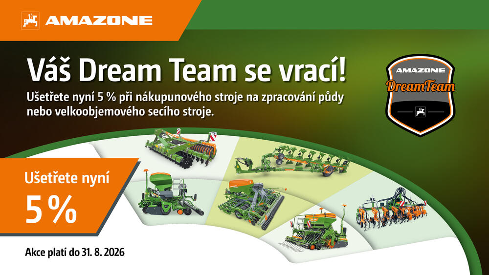 Dream Team od AMAZONE: promyšlená kombinace pro zpracování půdy a setí ...